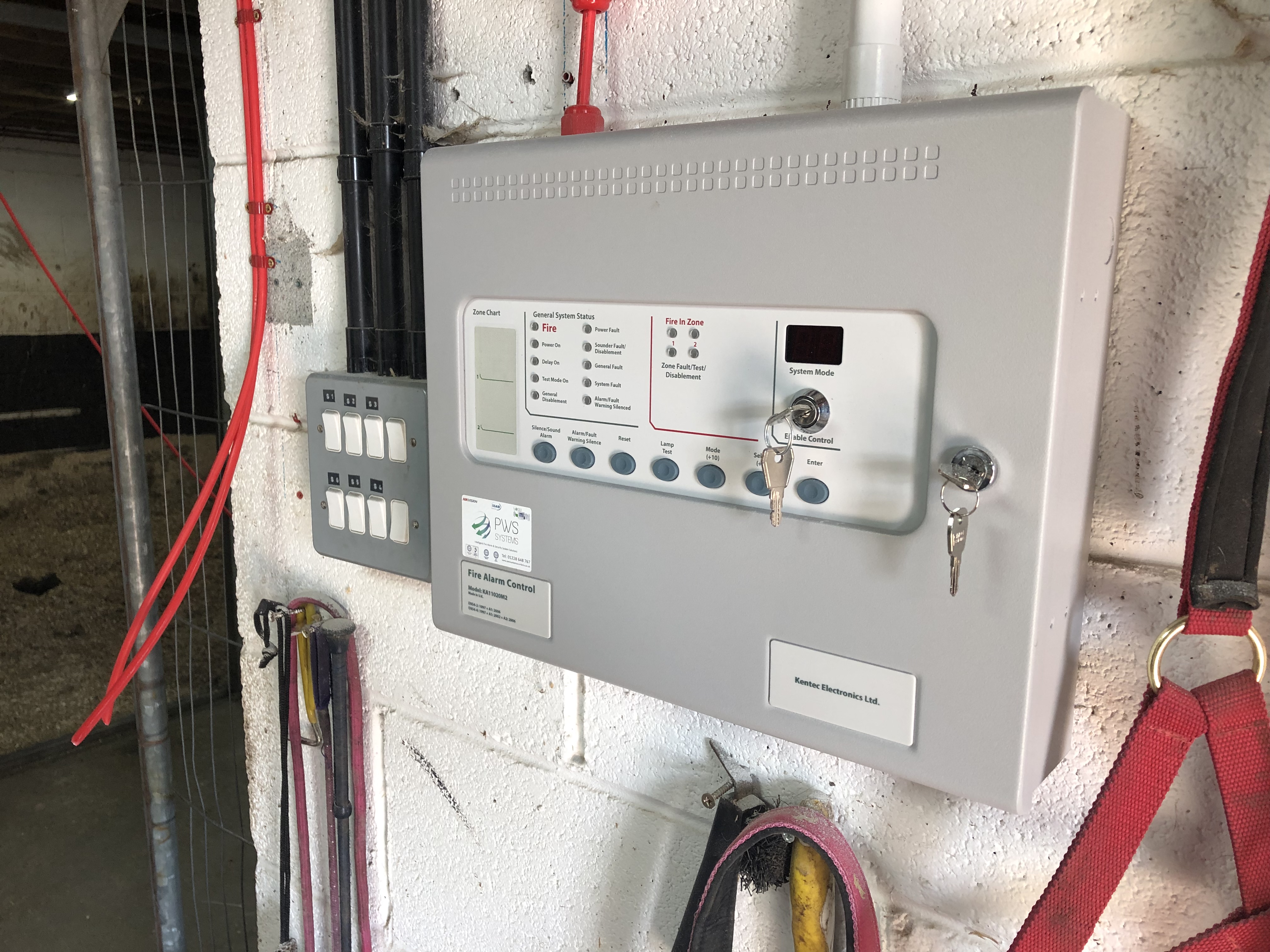 Fire Alarm System near Carlisle - Security Systems Cumbria - PWS ...